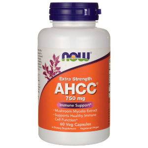 AHCC (60 Vcaps 750 mg) NOW Foods 2024