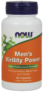 Men's Virility Power (60 Caps) NOW Foods 2025